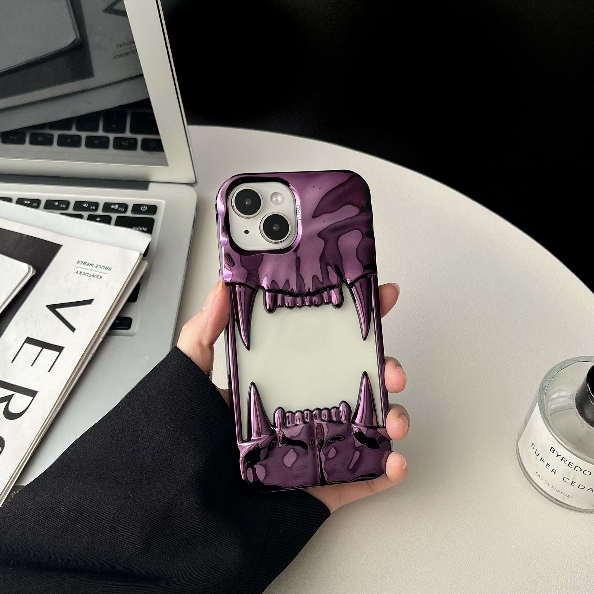 SPICEUP STUDIO | Reflective Phone Case | 3D Hollow Tiger Tooth Design ...