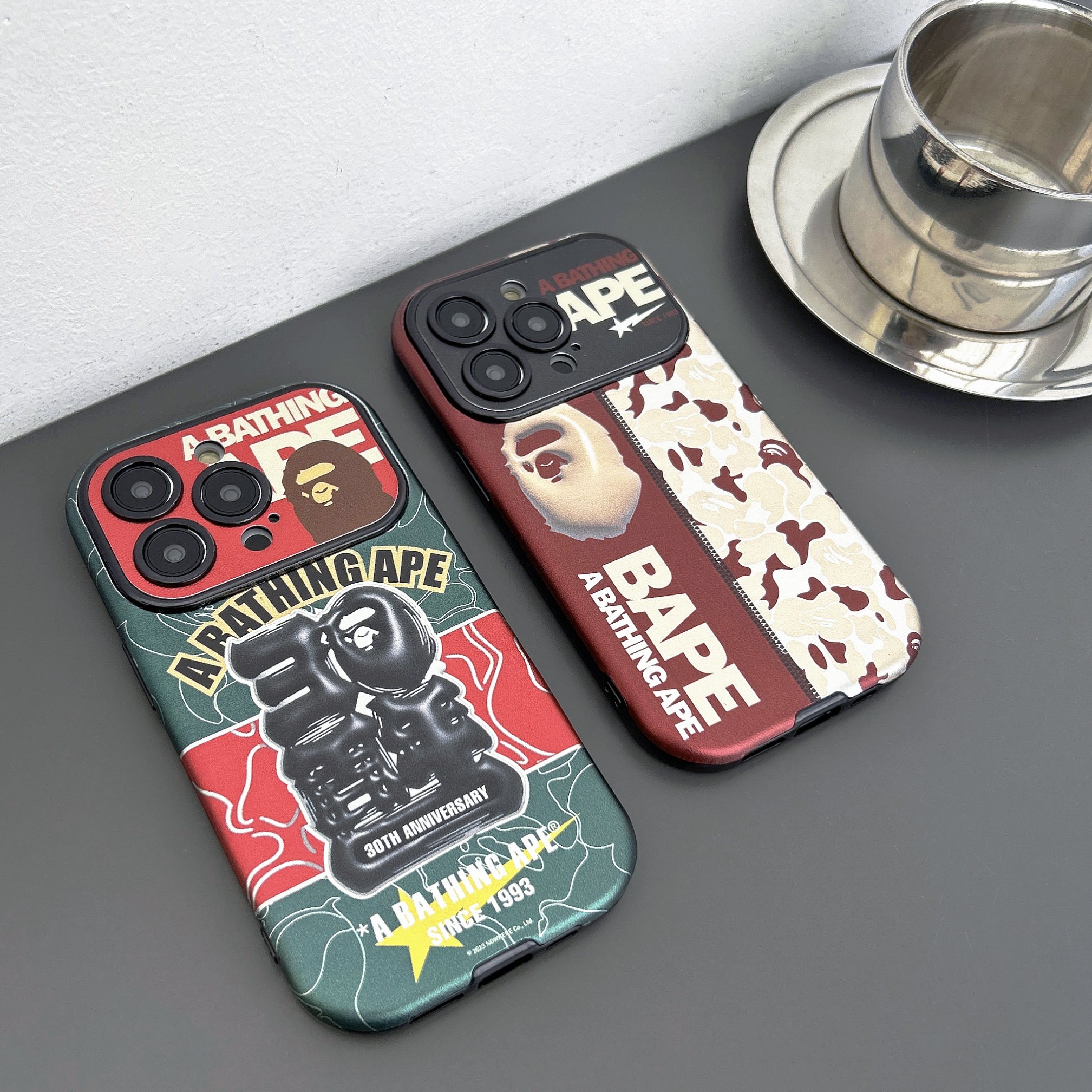 SPICEUP STUDIO | Leather Phone Case | APE Green