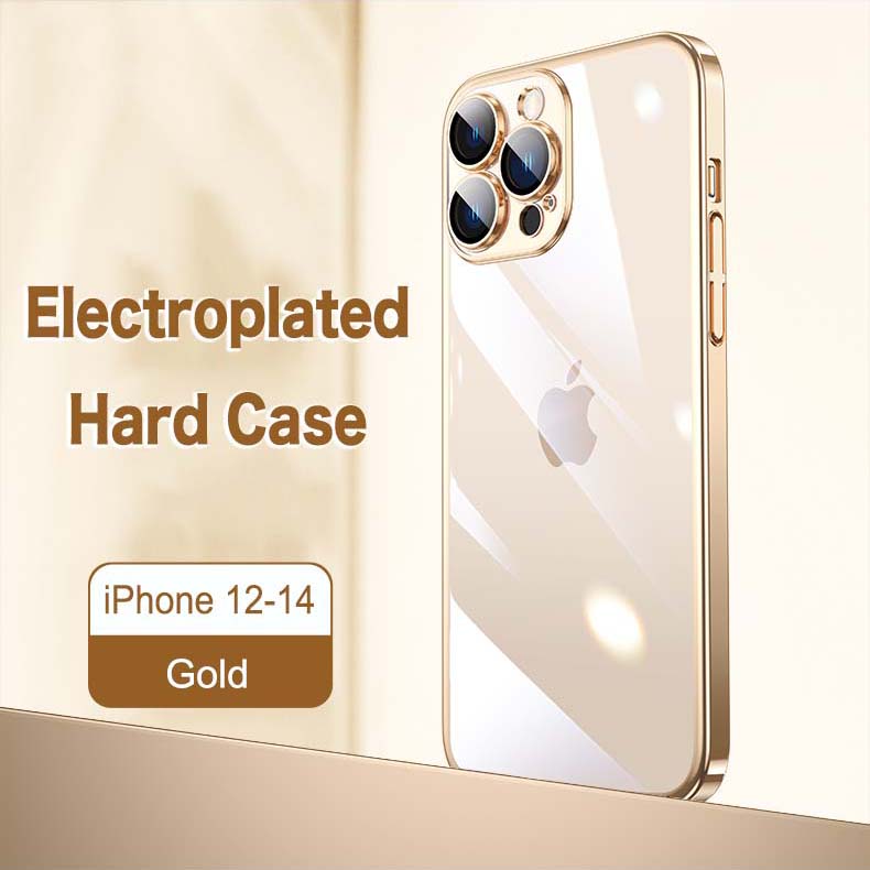 Basic Phone Case | Electroplated Full-Wrap Hard Case Gold – SPICEUP