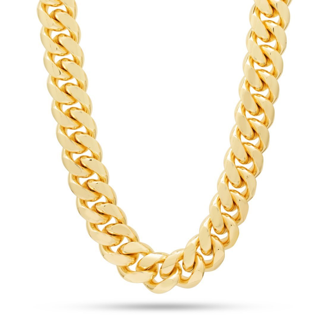 14mm 14K Gold Miami Cuban Chain – SPICEUP